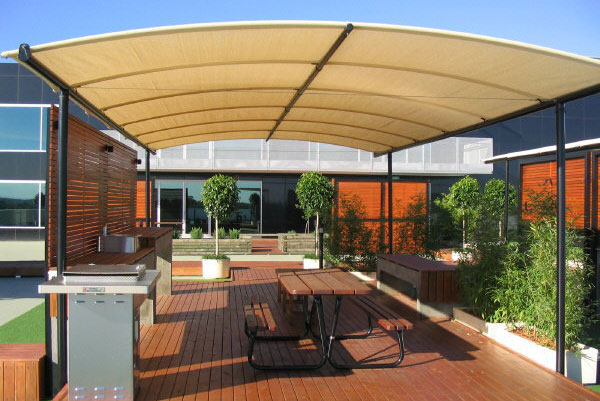 Barrel Vault Shade Structures in Sydney | Malibu Shade