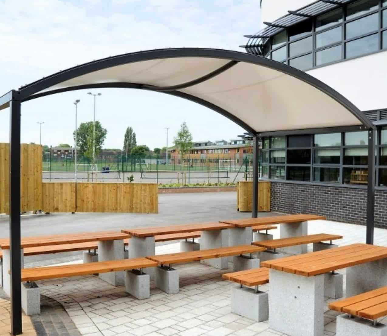 Barrel Vault Shade Structures in Sydney | Malibu Shade